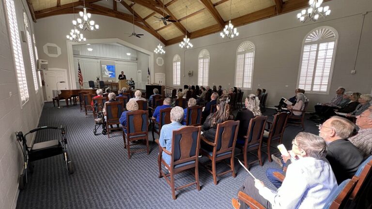 Celebrating chapel renovation in San Angelo | Baptist Retirement Community